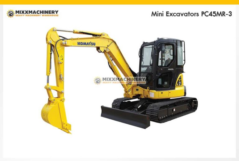 komatsu Mini excavators PC45MR-3 – MixxMachinery เครื่องจักรกลหนัก เครน ...